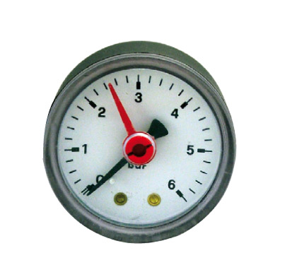 Manometers back connection